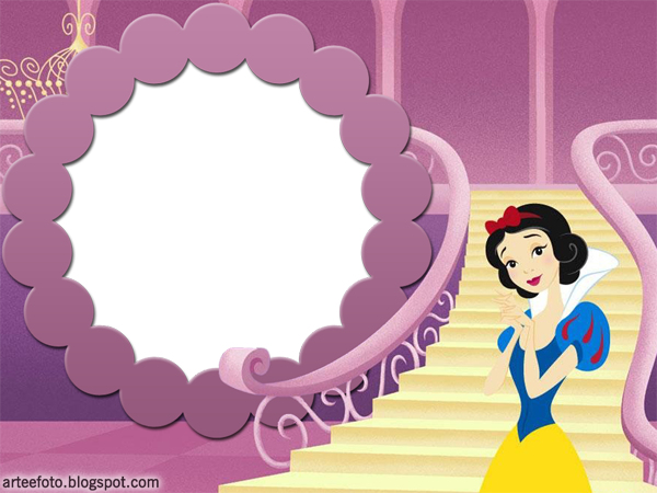 Disney Princess All Together and Alone. Free Printable Photo Frames ...