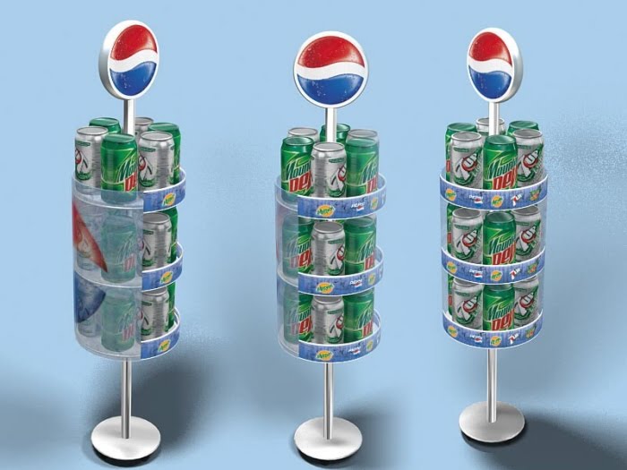 MESH IN-STORE INSPIRATION: Pepsi FSDU