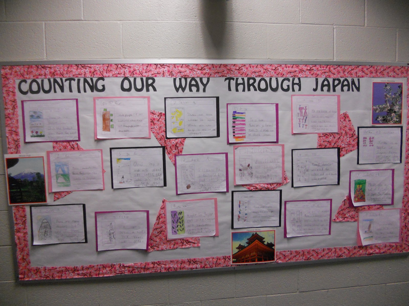 1D Golden Dragons: Japan Theme Bulletin Boards