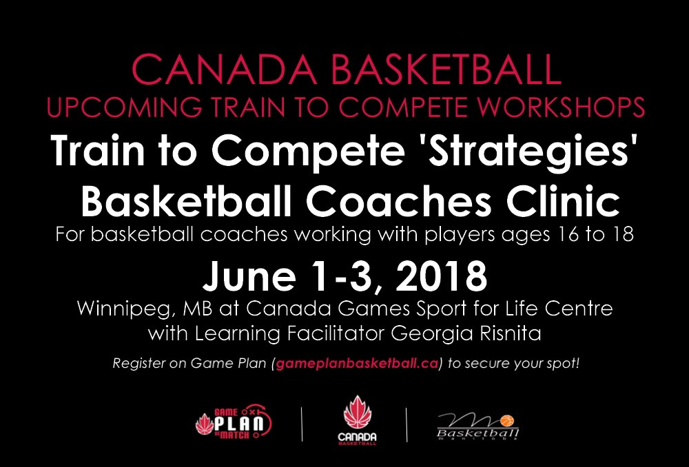 REMINDER: NCCP Train to Compete 'Strategies' Module Basketball Coaches ...