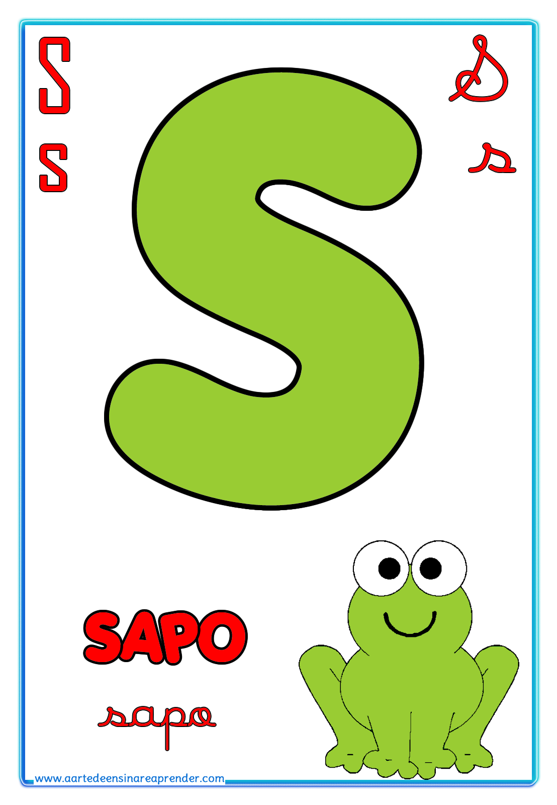 Alfabeto quatro tipos de letras - REFORMULADO!!! - A Arte de Ensinar e ...