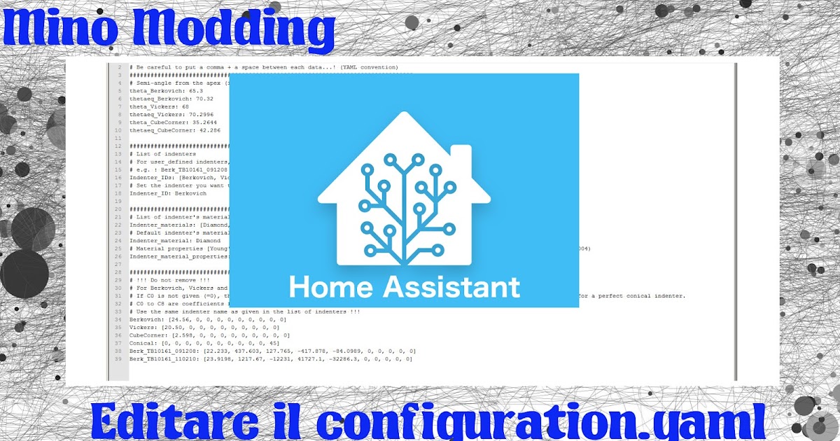 Mino Modding: Editare il configuration.yaml