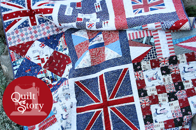 Quilt Story: England quilt for our Daddy...
