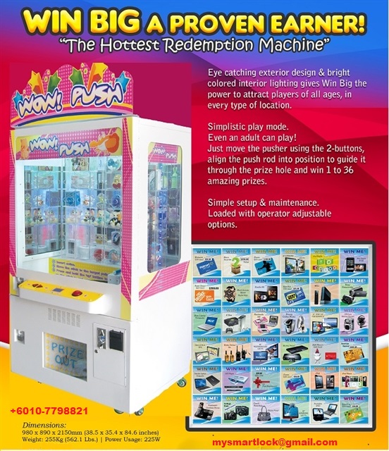 Push Prize Vending Machine