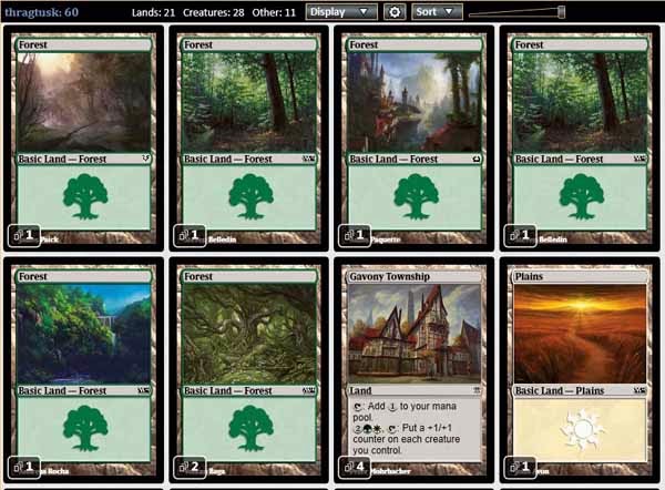 Magic the Gathering Adventures: [Modern] Restoration Angel and Thragtusk
