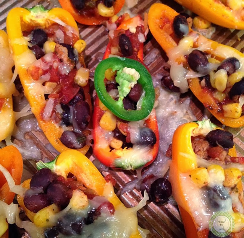 Stuffed mini pepper appetizer – Vegan, Vegetarian or Meat lovers recipe