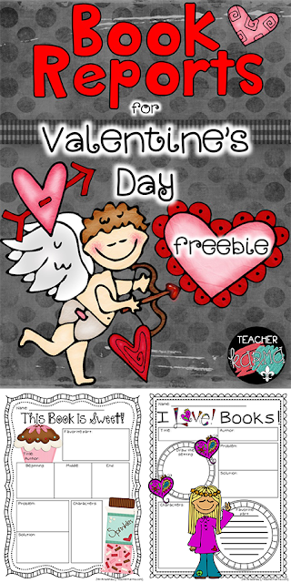 FREE Valentine's Day Book Reports to Use with ANY BOOK! | Classroom ...