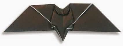 Origami A Bat - Easy Origami instructions For Kids
