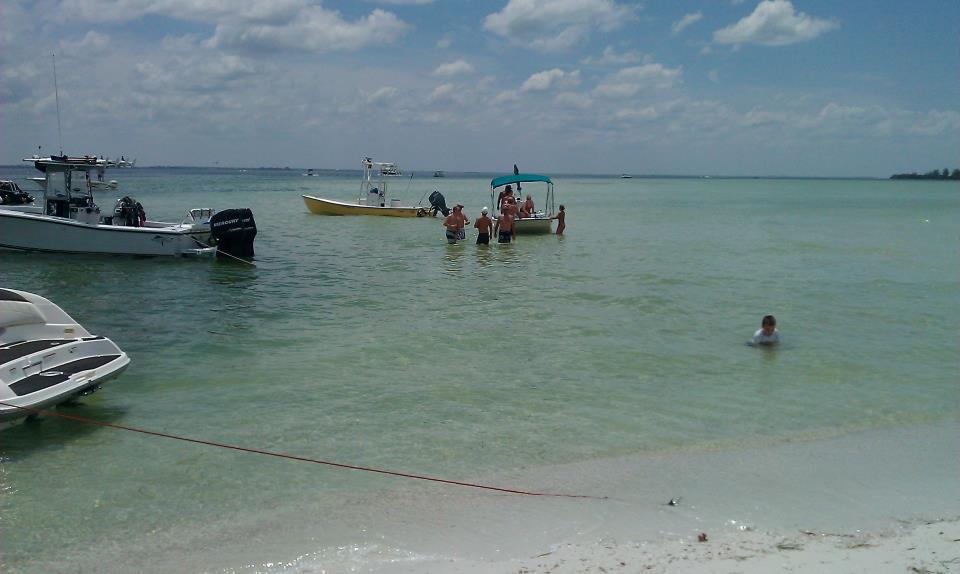 Tampa Bay Boat - Local boating Information: North Anclote Sandbar