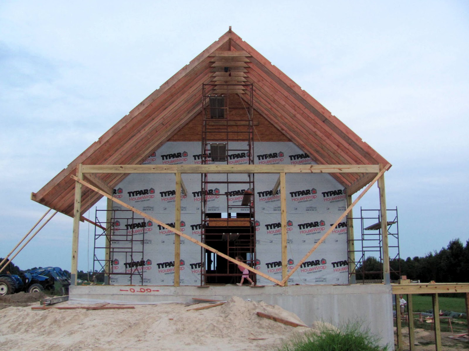 Building The Turner House: Side Porch Rafters