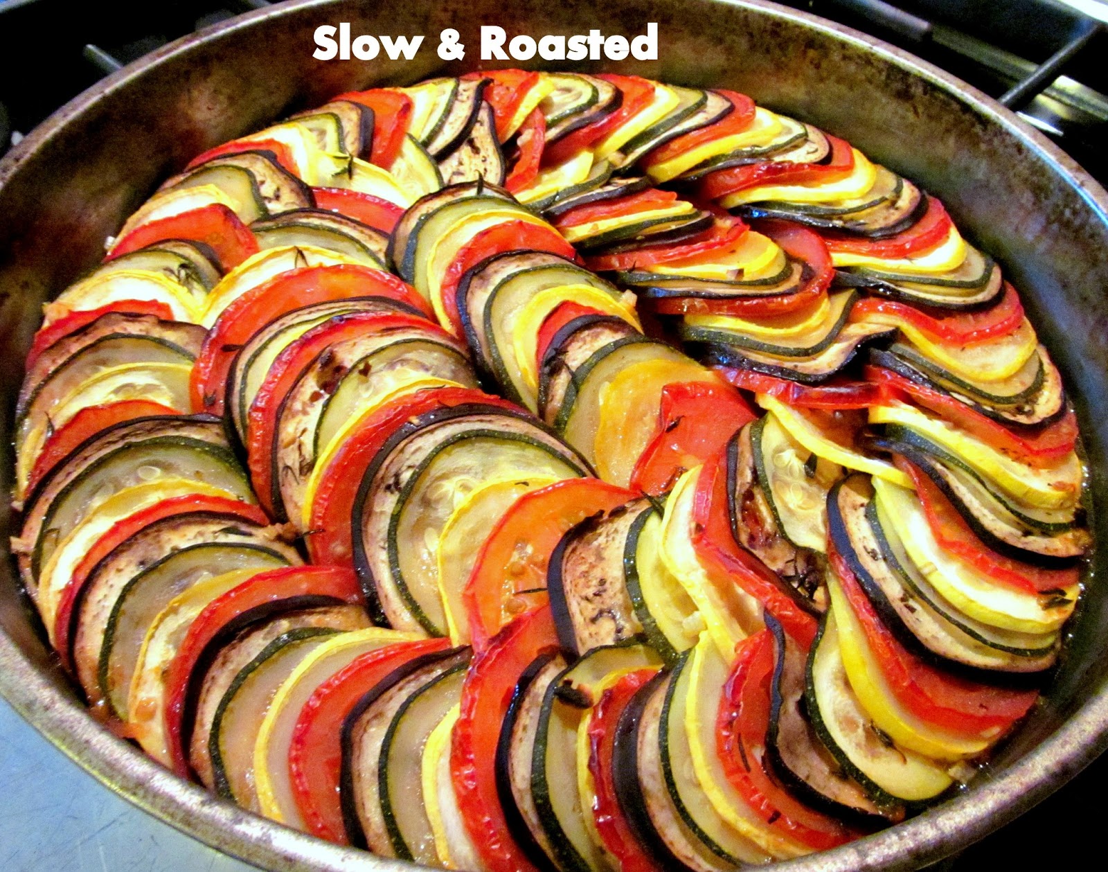 Confit Byaldi Aka The Original Ratatouille ~ Kris And T Go Gfree
