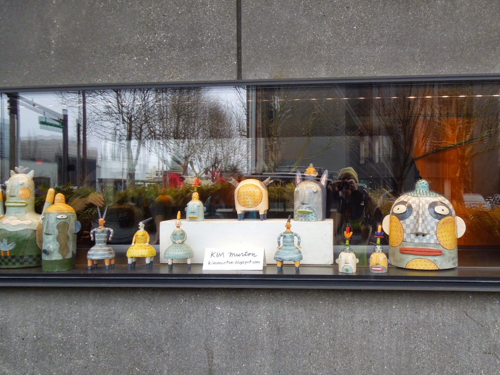 Kim Murton: Library window display