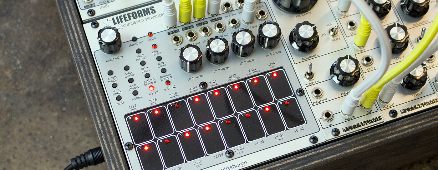 MATRIXSYNTH: New Pittsburgh Modular Lifeforms Percussion Sequencer ...
