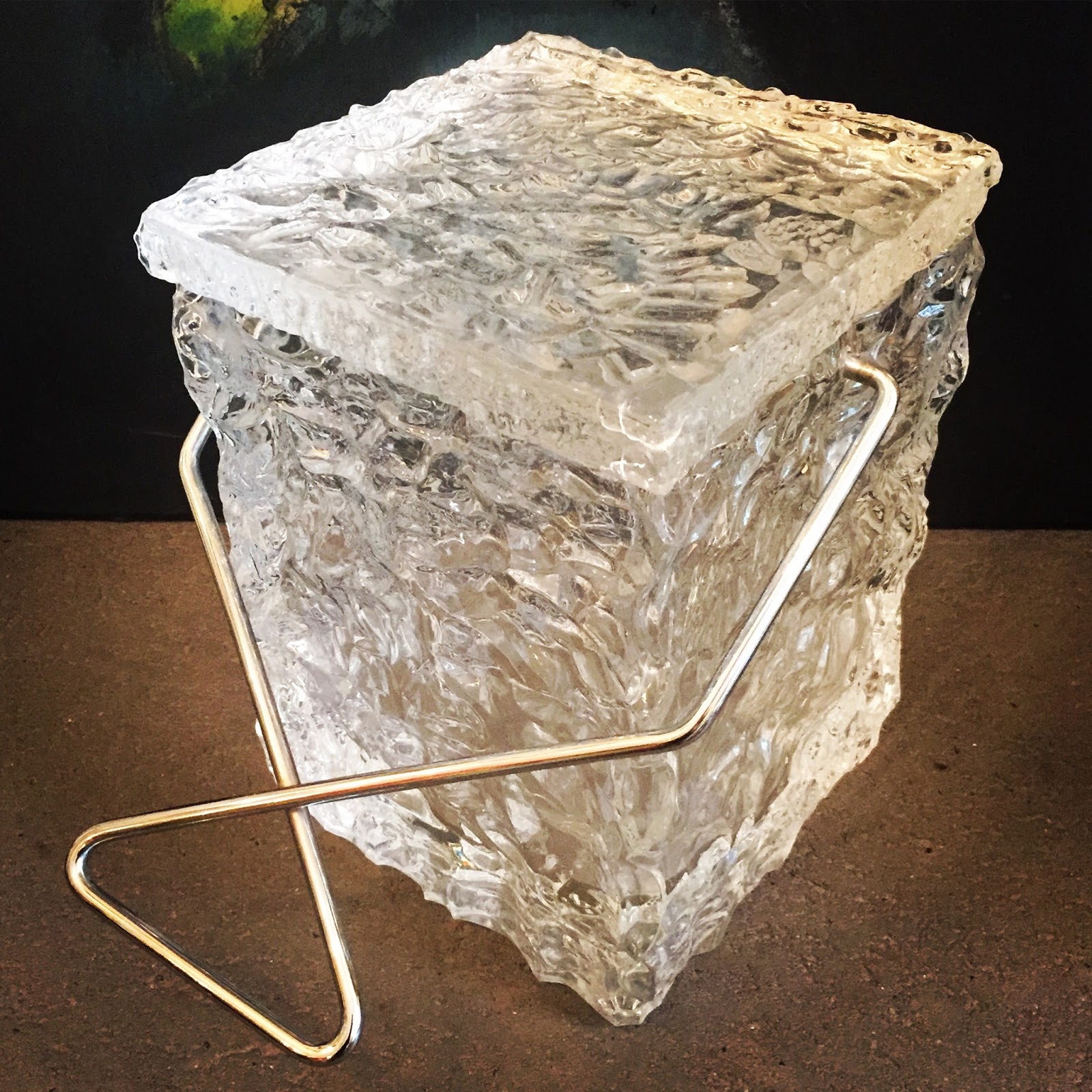 Era Antiques: ICE PICK SCULPTURE: 1960s-70s Sculpted Lucite Ice Bucket ...