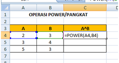 Cara Menggunakan Rumus Power atau Pangkat di Microsoft Excel - Tips Merawat