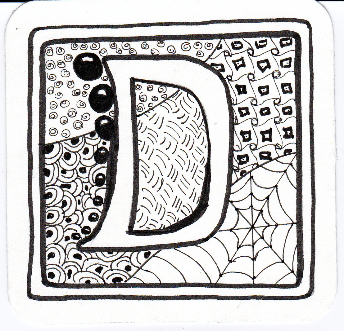 Blatherings and bothering: Zentangle Letters