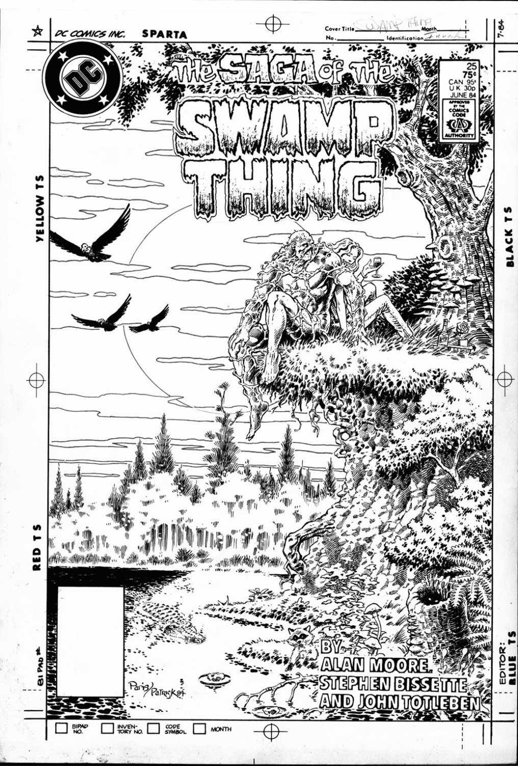 DC Comics of the 1980s: 1984 - Anatomy of a cover - Swamp Thing #25