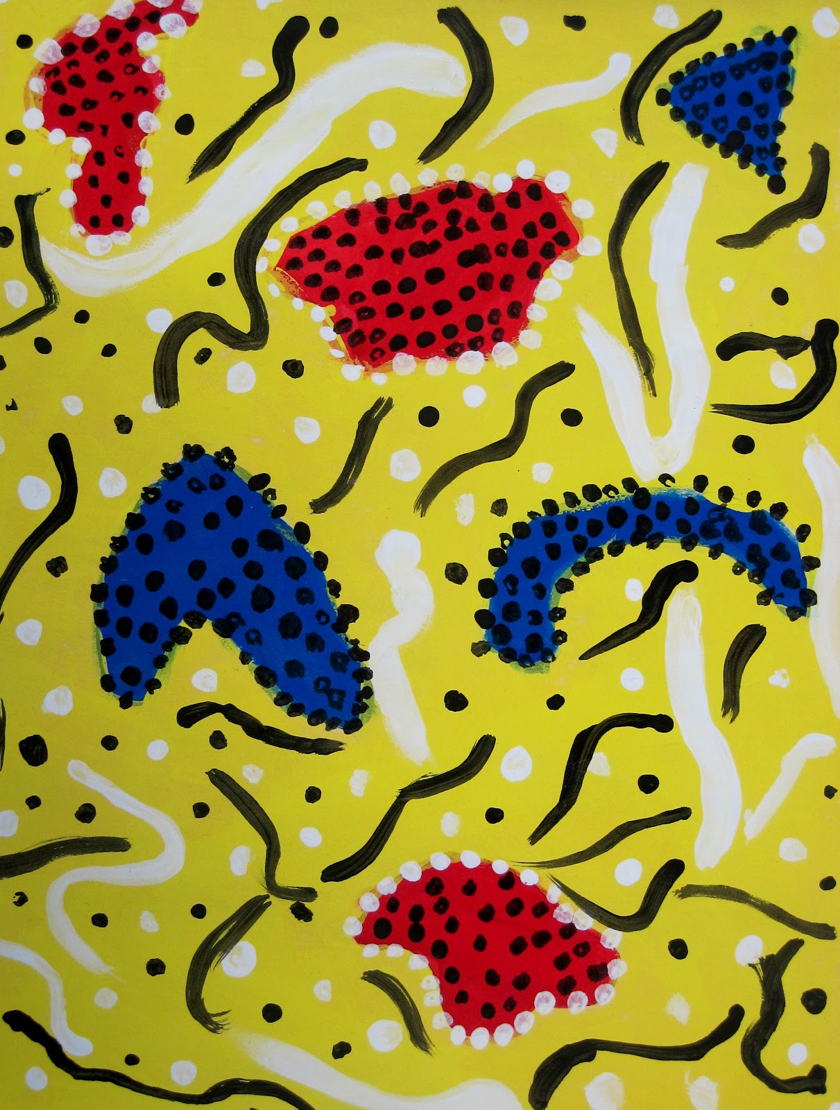 Barstow Art: Paintings using Primary Colors