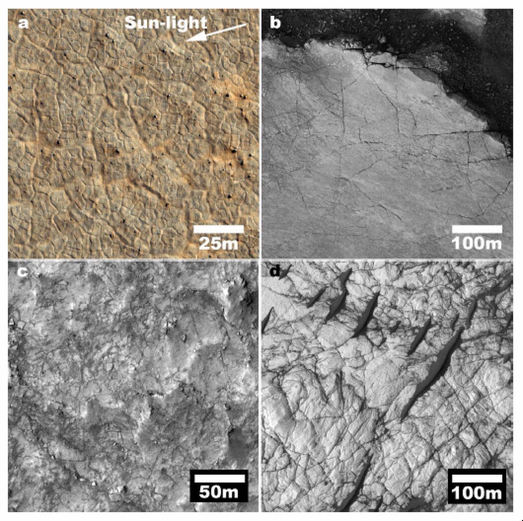 The Dragon's Tales: Do Desiccation Cracks Explain Polygonal Terrain on ...