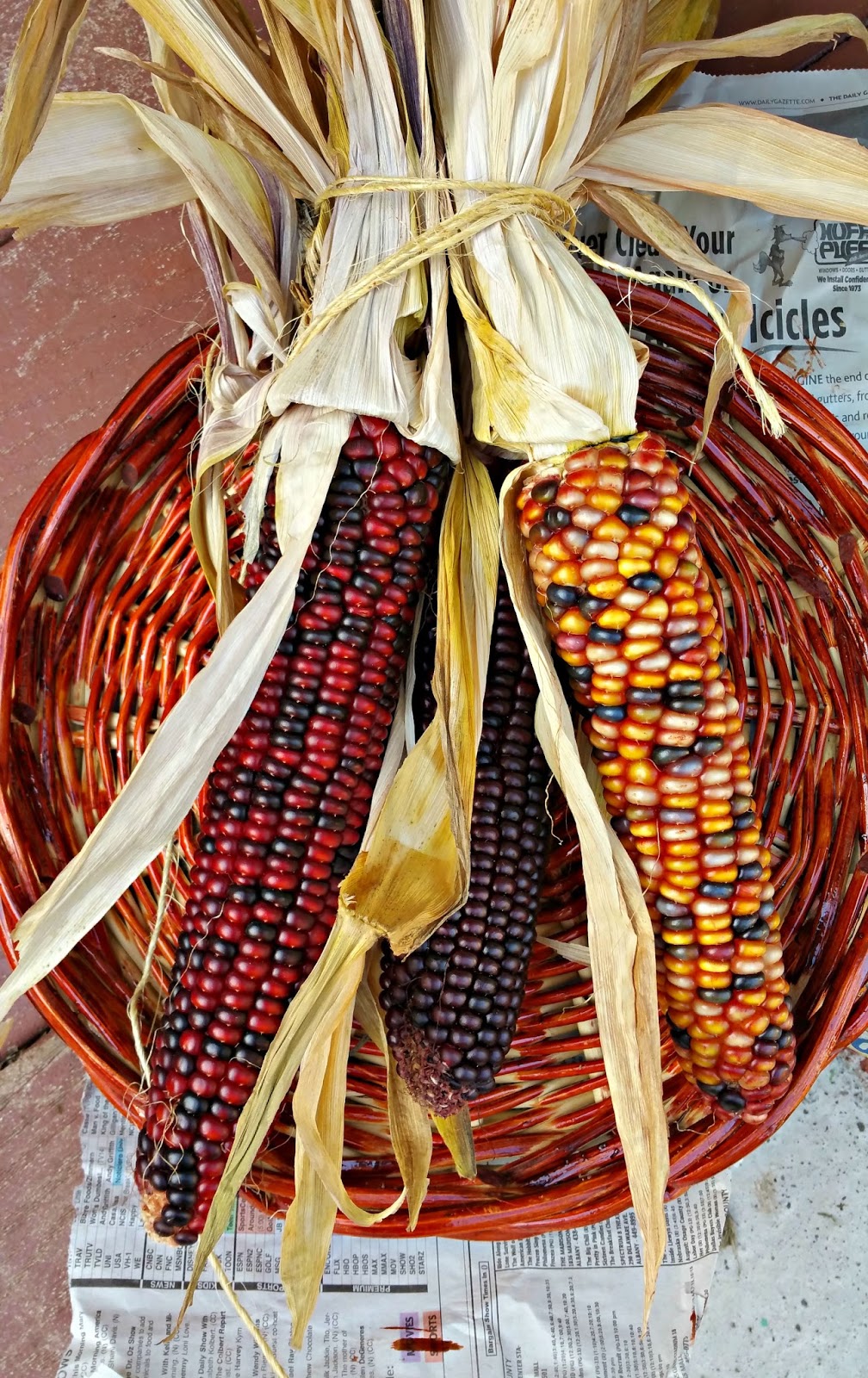 Fall Indian Corn Door Decor | Redo It Yourself Inspirations : Fall ...
