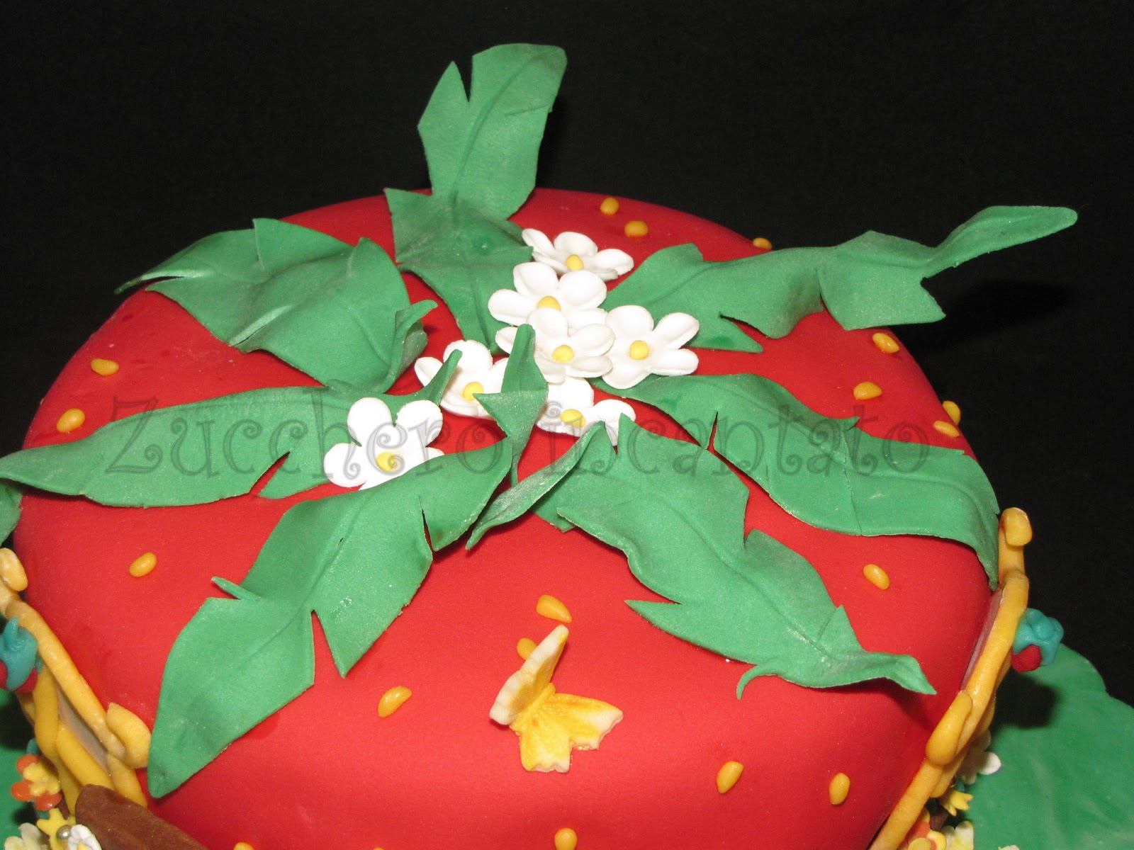 Zucchero incantato: STRAWBERRY SHORTCAKE CAKE - TORTA FRAGOLINA DOLCECUORE