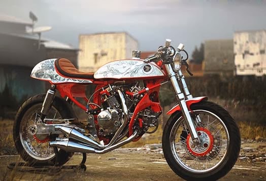 Modifikasi Motor Yamaha 2016: Yamaha Byson Modif Cafe Racer