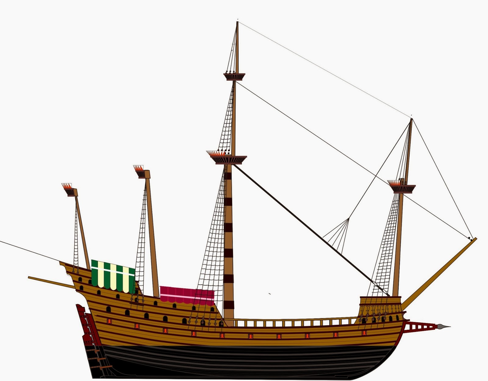 Master of Seas: #Galeão São João Batista o "Botafogo"