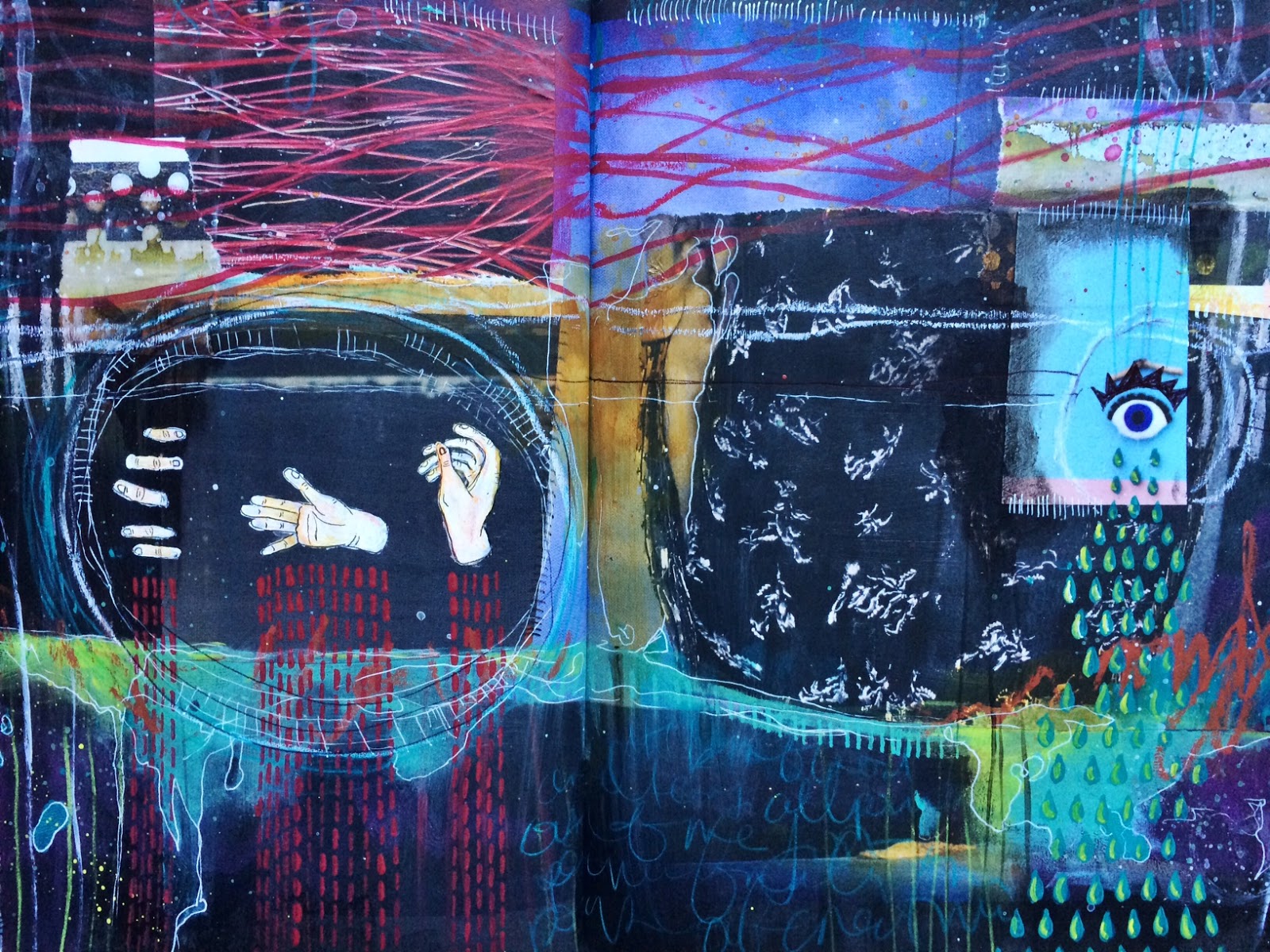 The Journal Diaries- Roxanne's Magical Mixed Media / Seaweed Kisses