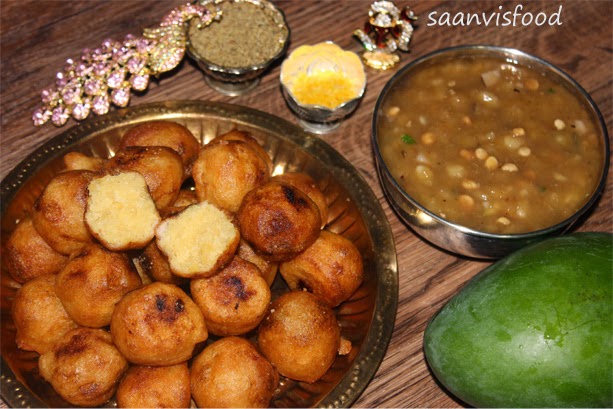 Saanvis food: Ugadi Pachadi/ Ugadi Chutney And Pesarapappu Boorelu