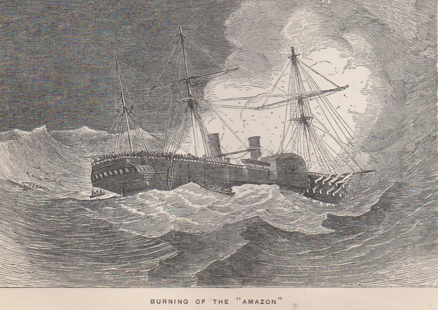 Dawlish Chronicles : The Loss by Fire of the RMS Amazon 1852