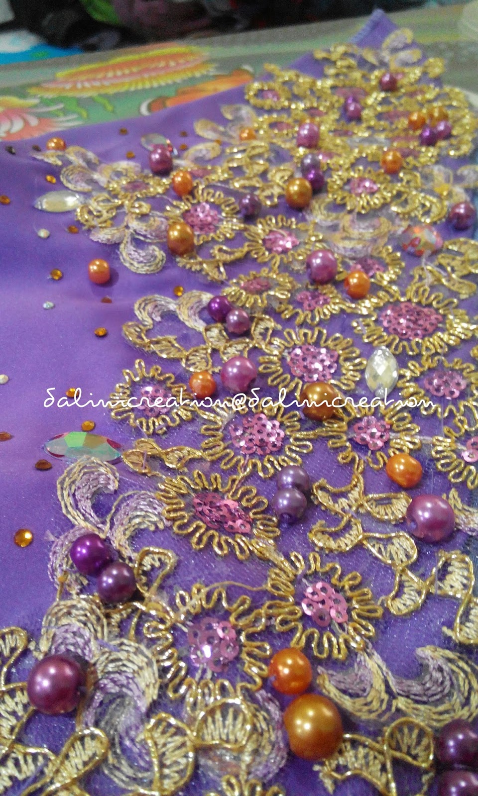 ~Dalini Creation~: ~ Sulaman Manik, Labuci , Kristal & Glass Pearls