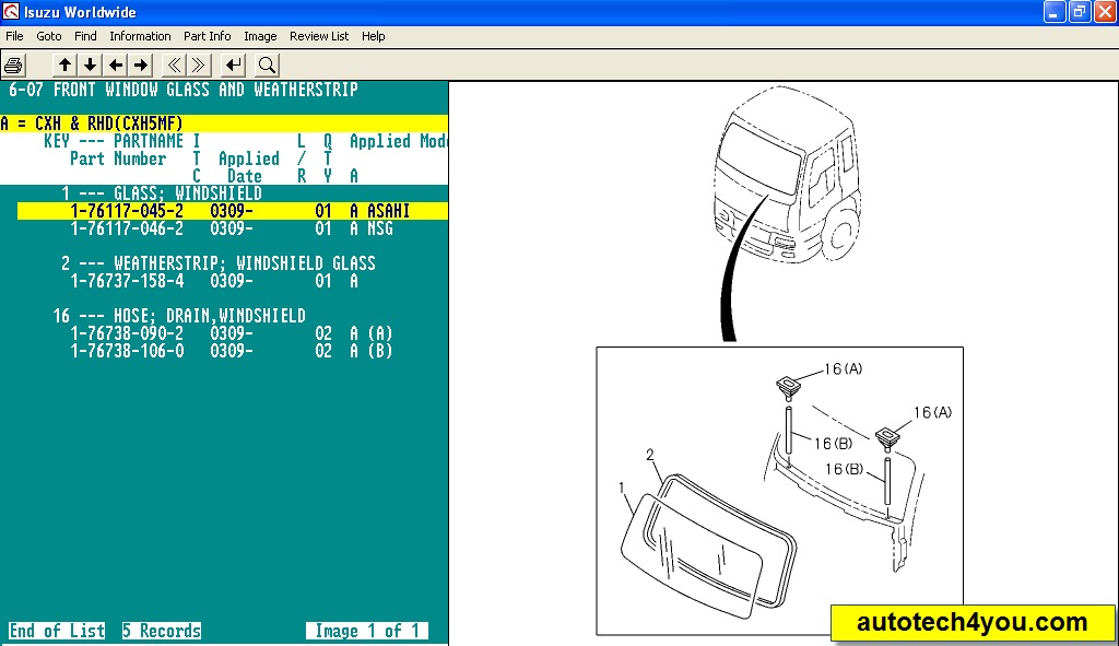 ISUZU WorldWide Cars & Trucks Spare Parts 07-2011 ~ Service & Spare ...