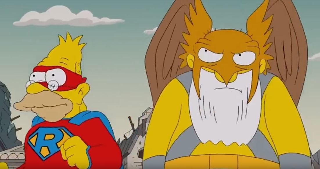 HAWKWORLD: Hawkman Appearance on The Simpsons