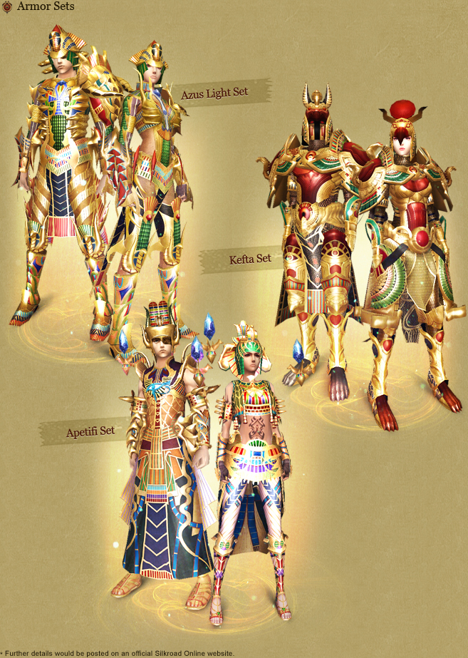 silkroadlatinos: Roc , Egypt A & B gear set