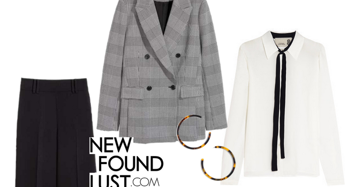 The checkered blazer is here to stay. | New Found Lust