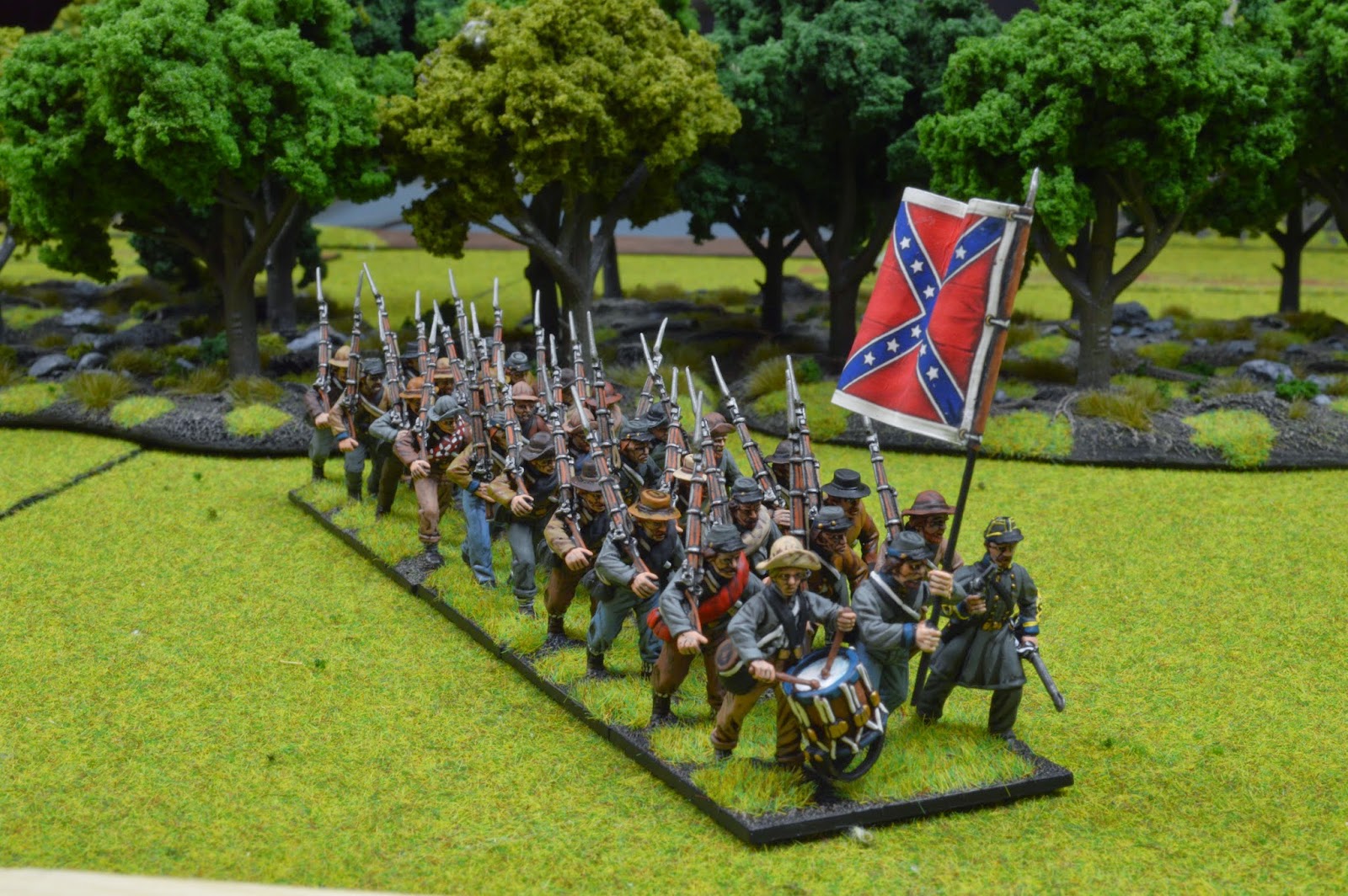 Jay's Wargaming Madness: ACW Confederate Infantry - 57th Virginia