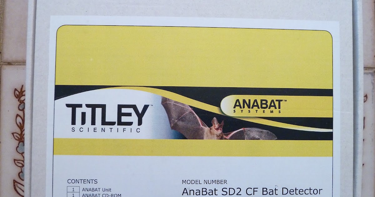 Bat Detector Reviews: The New AnaBat SD2: First Impressions