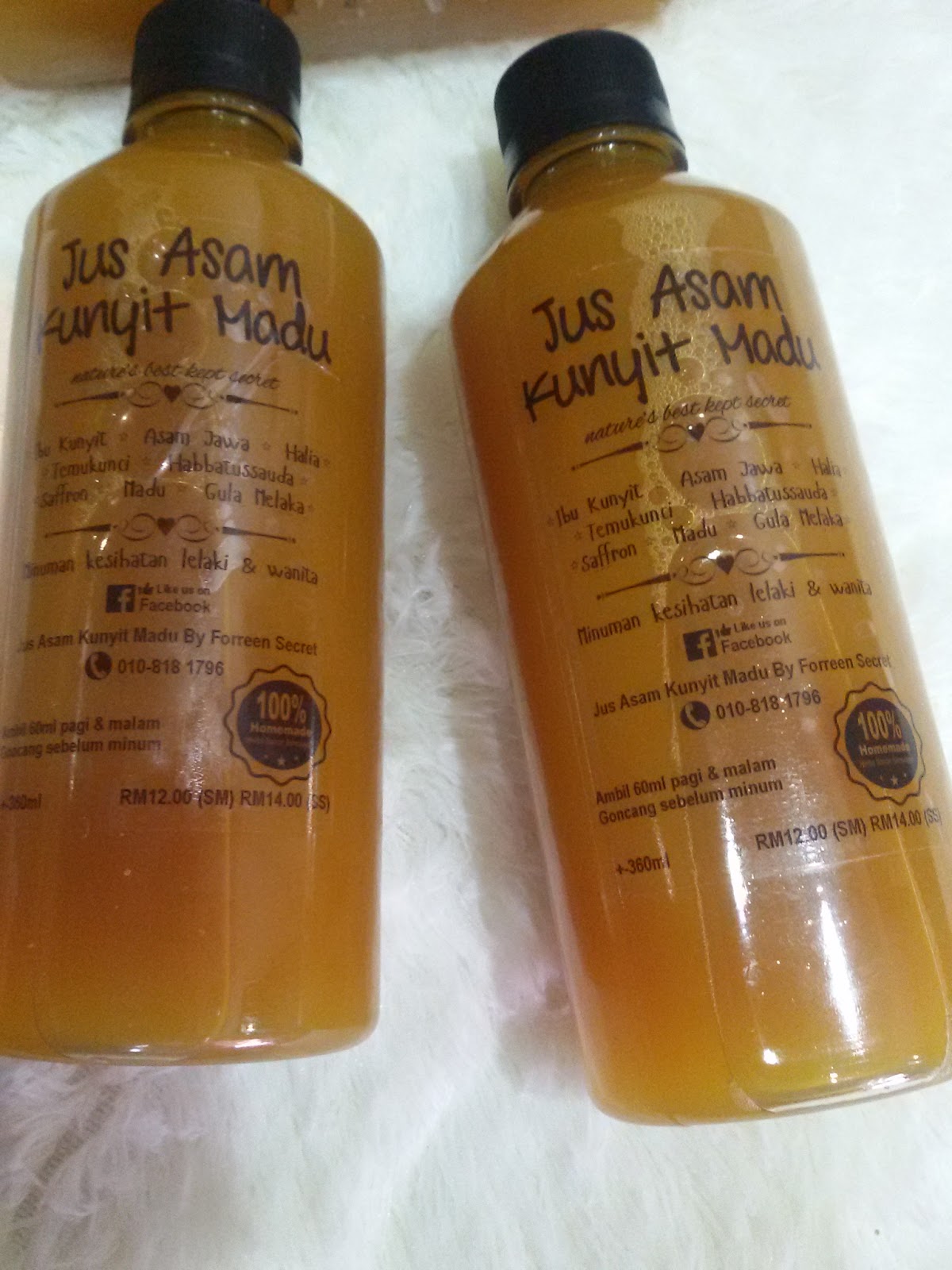 JUS ASAM KUNYIT MADU