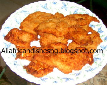 ALL AFRICAN DISHES: Egyptian Chicken Panne (Breaded Fried Chicken Breasts)