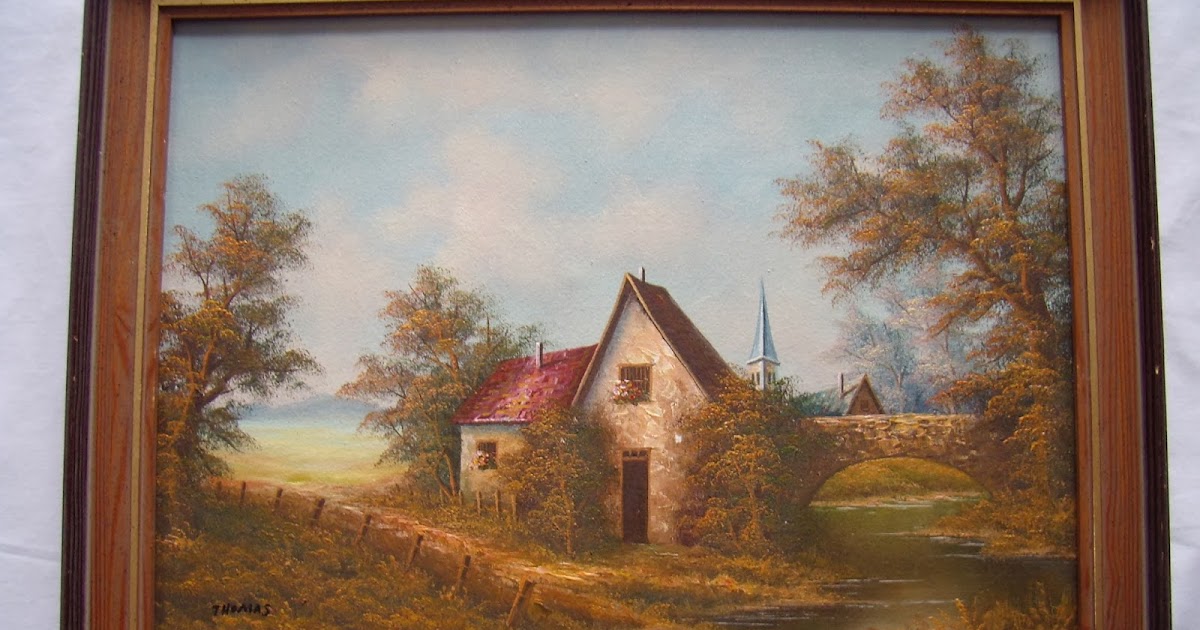 Private art collection: THOMAS. Oil painting.
