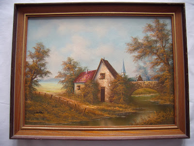 Private art collection: THOMAS. Oil painting.