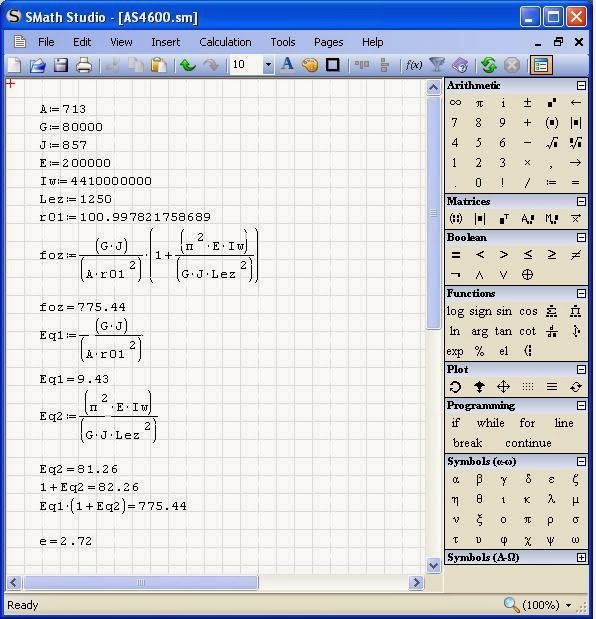 Metamorphs Journal: Electronic Calculations (eCalc's)