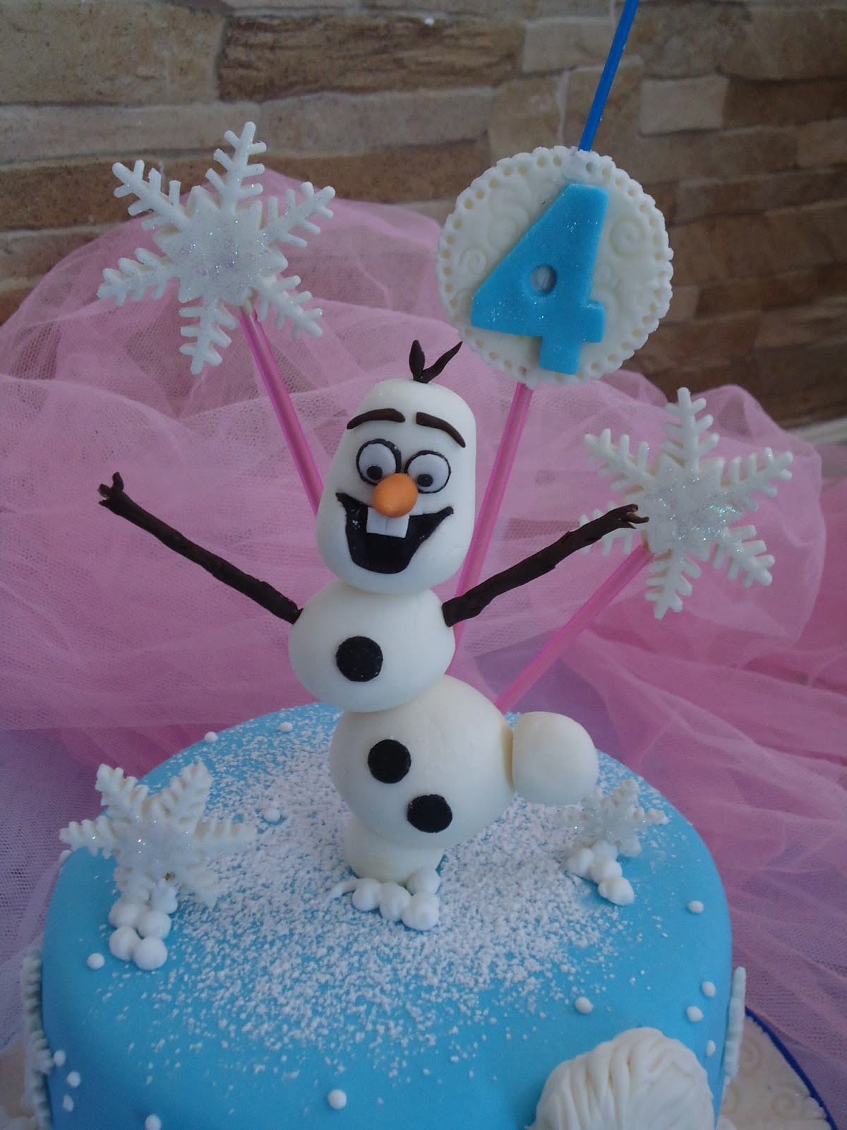 Pasteles Isabella: TARTA DE FROZEN PARA VALERIA
