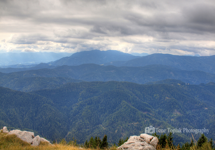 Narava hribi in gore: Oblačna Uršlja gora-1699m
