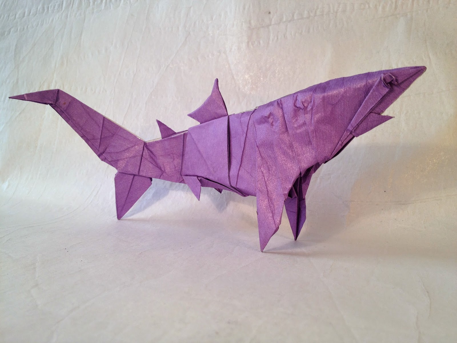 shark origami ~ easy paper craft for kids