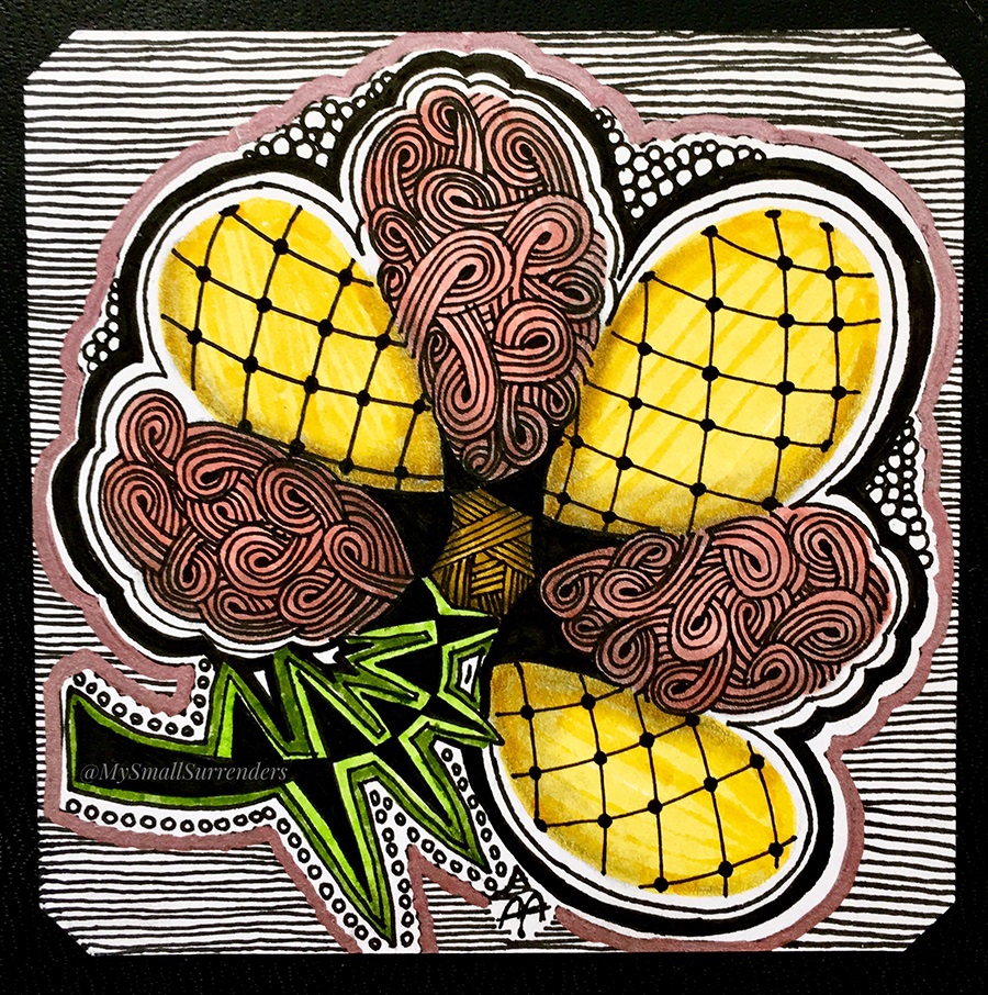 Tickled To Tangle: "It's a String Thing" #289 Tiles