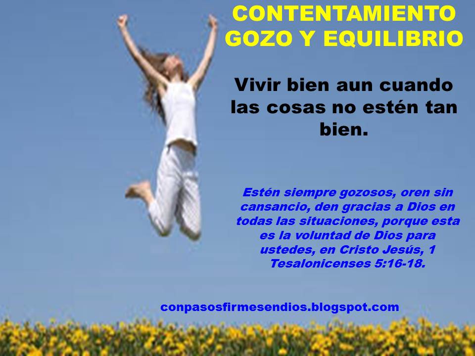Con pasos firmes en Dios: CONTENTAMIENTO PARA UNA VIDA DE PAZ