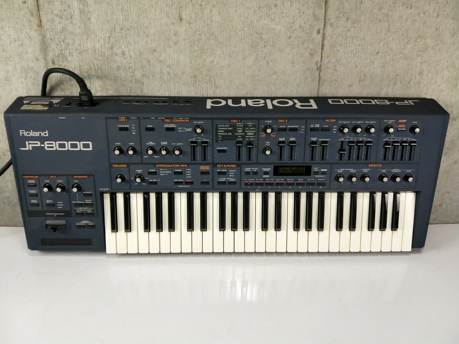 MATRIXSYNTH: Roland JP-8000 Analog Modelling Synthesizer SN ZJ33418