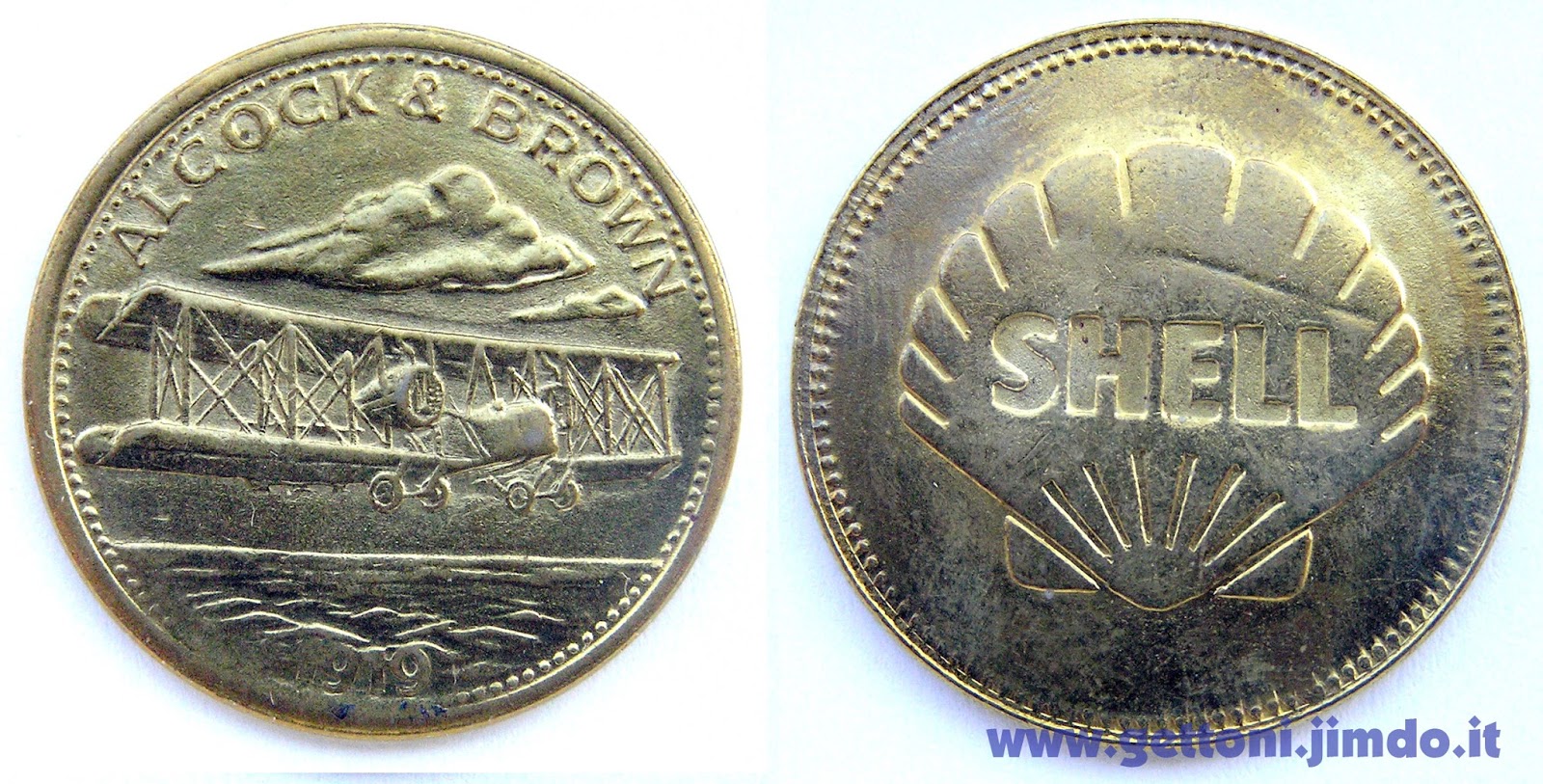 Gettoni ed Exonumia: 1970 - Shell - Volostoria (I pionieri del volo)