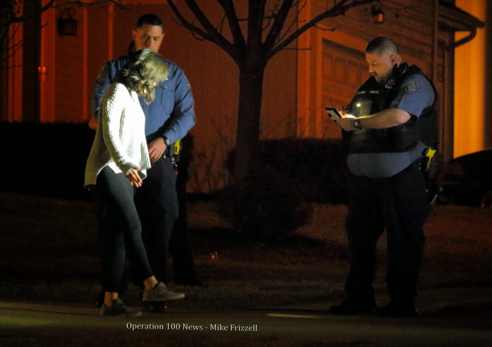 Operation100news Woman Arrested After Crashing Car Into Mailboxes And